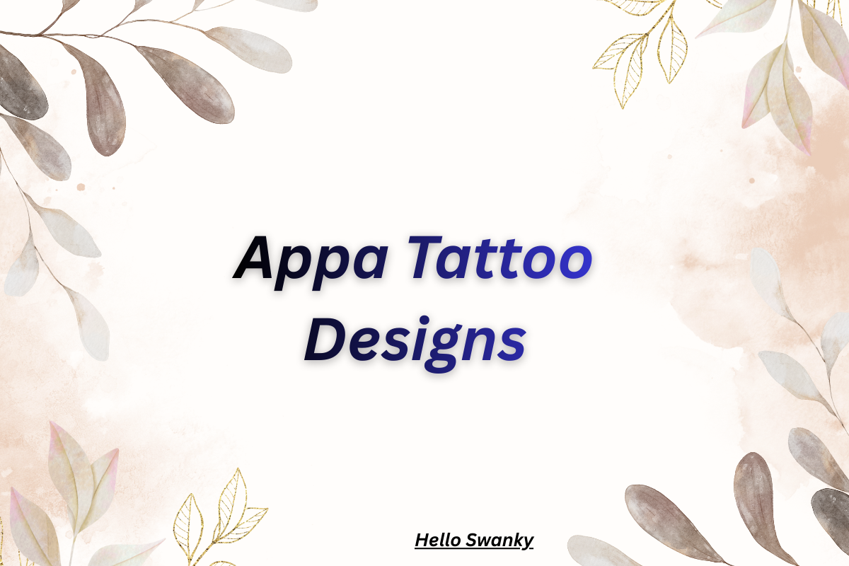 Appa Tattoo Designs with Meaning Tamil & Modern Ideas – Hello Swanky ...