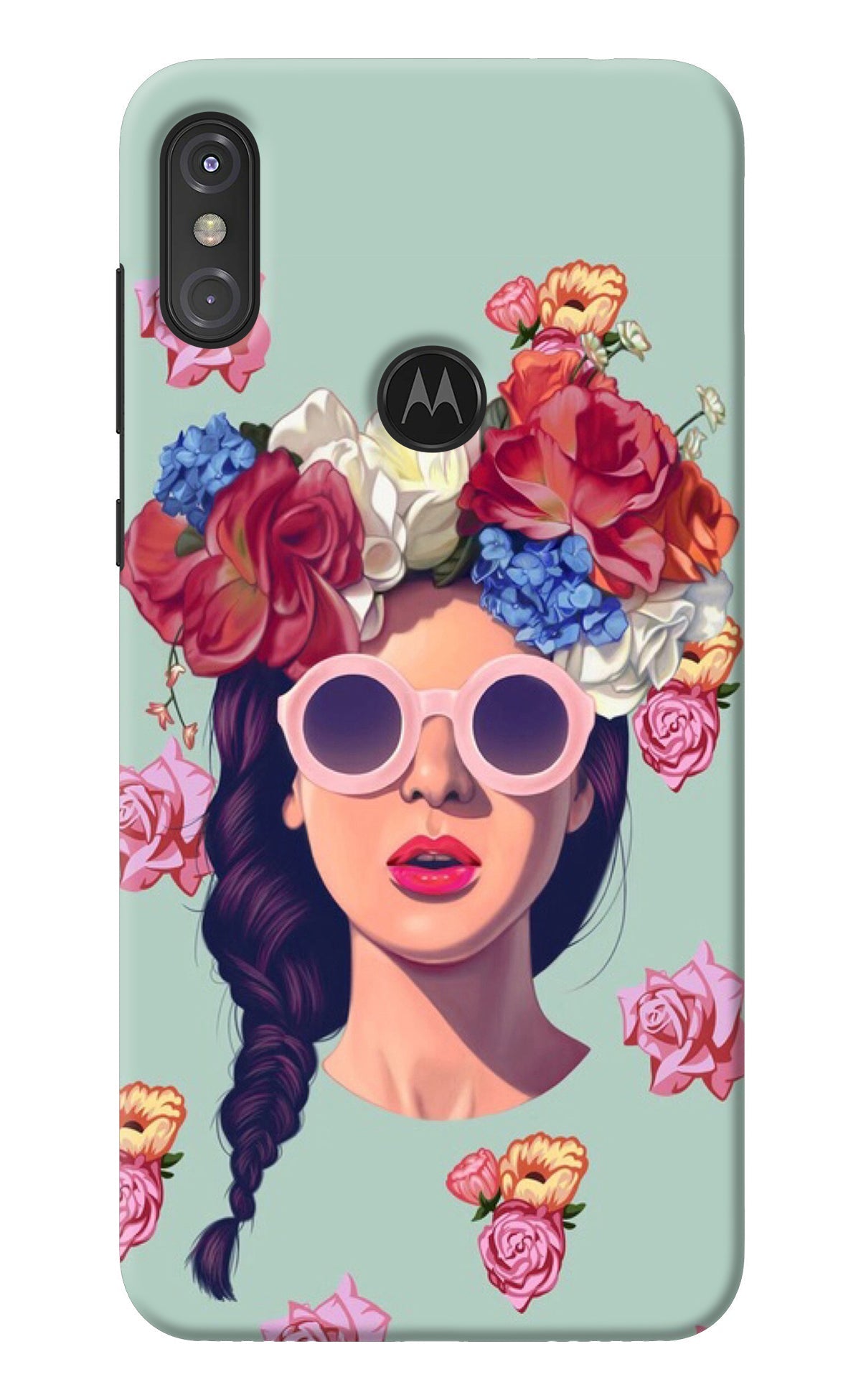 Pretty Girl Moto One Power Back Cover
