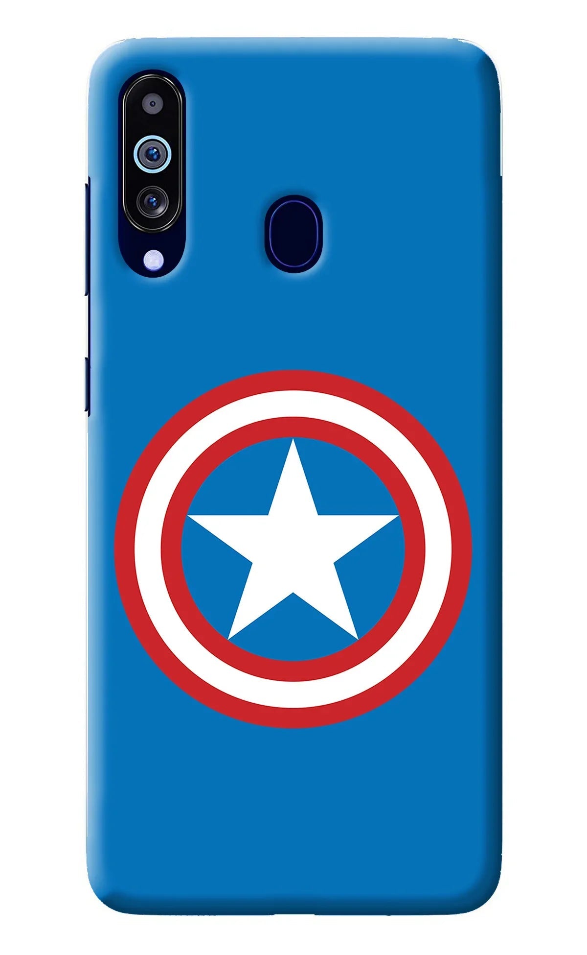Captain America Logo Samsung M40/A60 Back Cover – Hello Swanky Online ...
