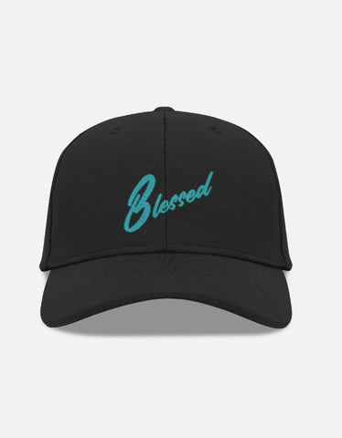 Blessed Script Embroidered Typography Design